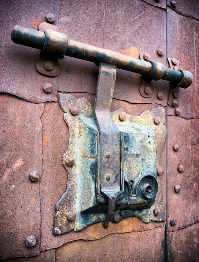 Old lock stock photo. Image of solid, brown, antique - 28869434