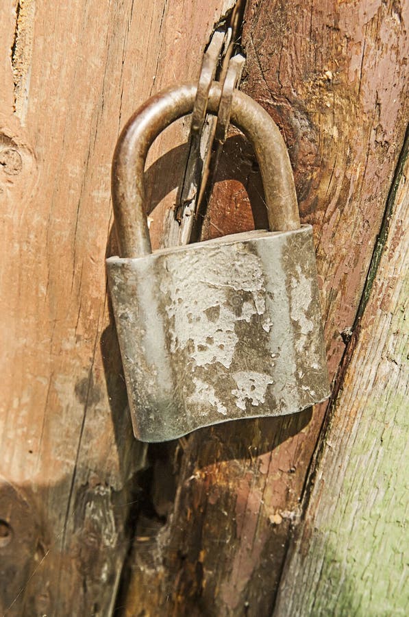 Old lock stock image. Image of hinge, house, countryside - 99246601