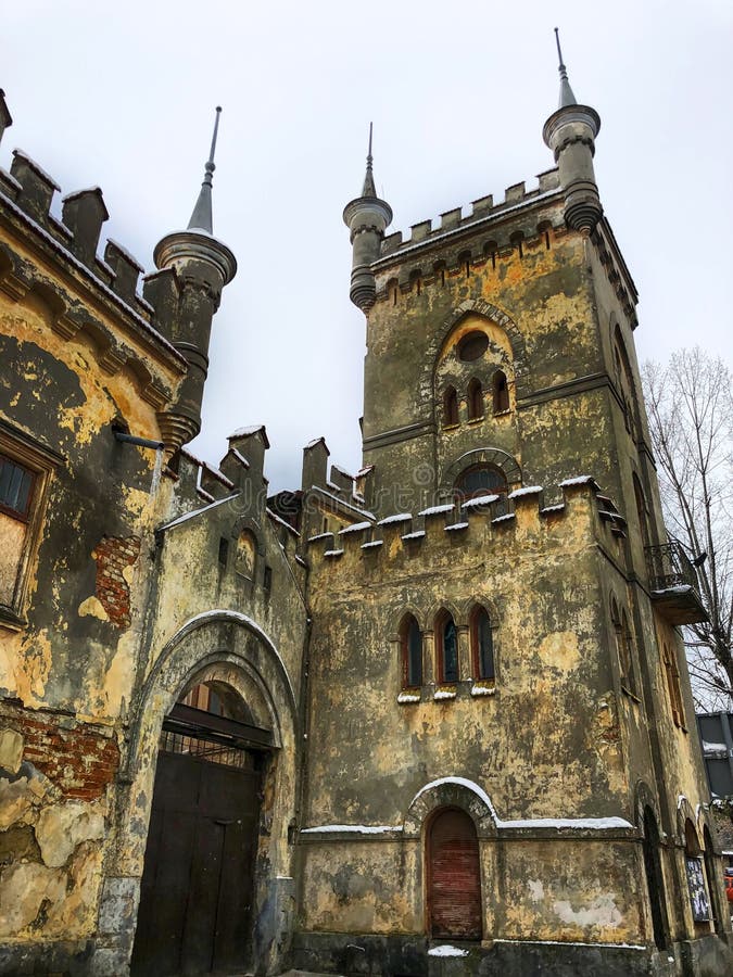 Old Lock. Elements of Architecture of an Ancient Castle. Western ...