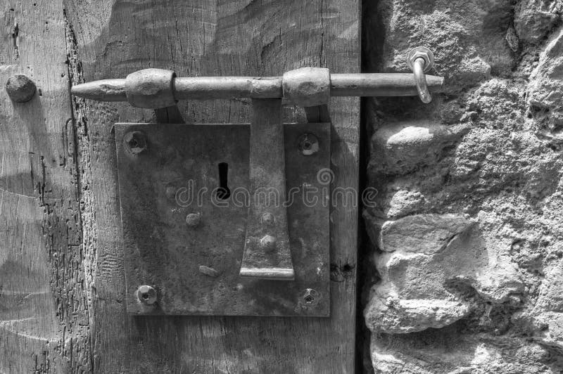 Old lock stock image. Image of classic, black, texture - 34756829