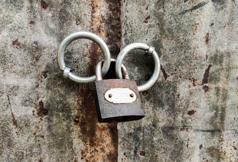 Old lock. stock image. Image of objects, metal, access - 184690319