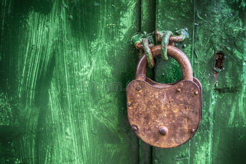 Old lock stock image. Image of vintage, padlock, years - 46127739