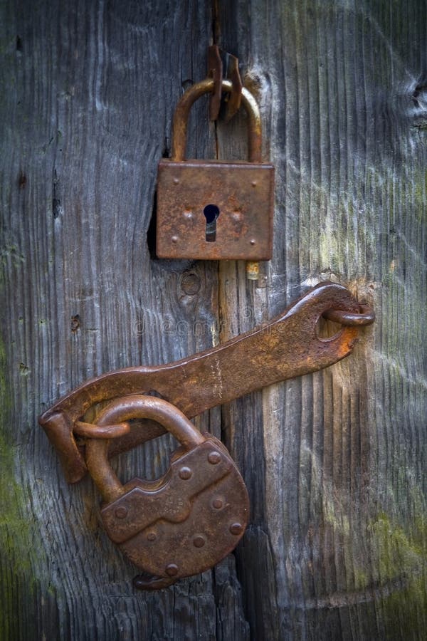 Old Locks stock image. Image of safe, entrance, isolated - 4629315