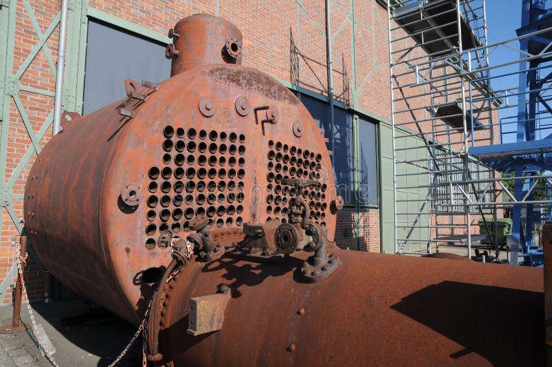 Old locomotive boiler stock image. Image of metal, industry - 32851255
