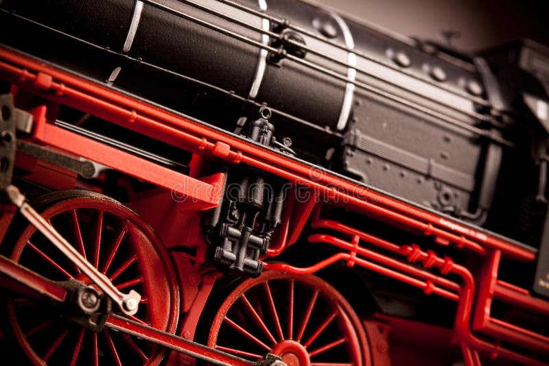 Old Locomotive Model Details Stock Photo - Image of locomotive ...
