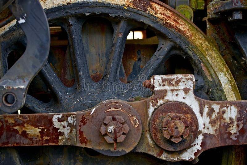 Old Locomotive Wheel stock photo. Image of rotation, bolts - 31979126