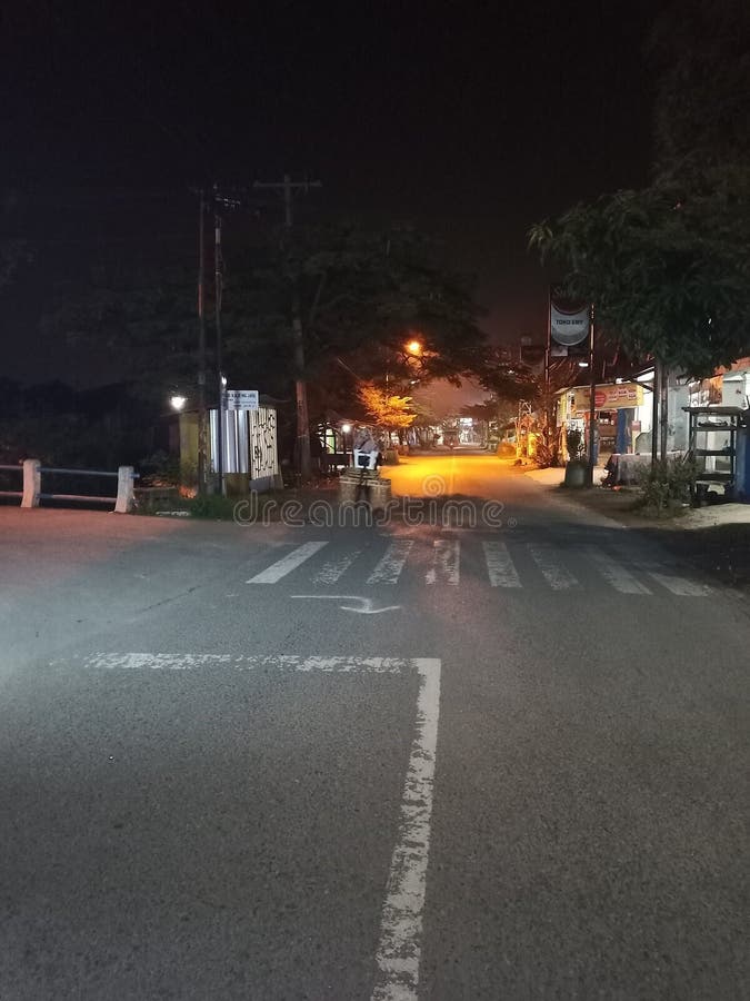 Night Atmosphere in the City of Brebes, Indonesia Editorial Photography ...