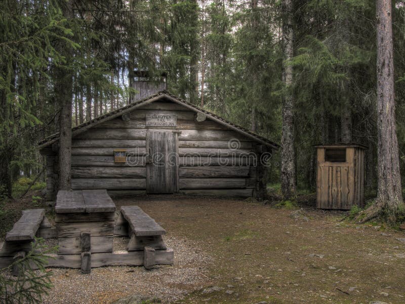 Old logging cabin stock photo. Image of cabin, logging - 12076870