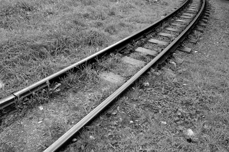 Old lonely rail track road stock photo. Image of landscape - 365089604