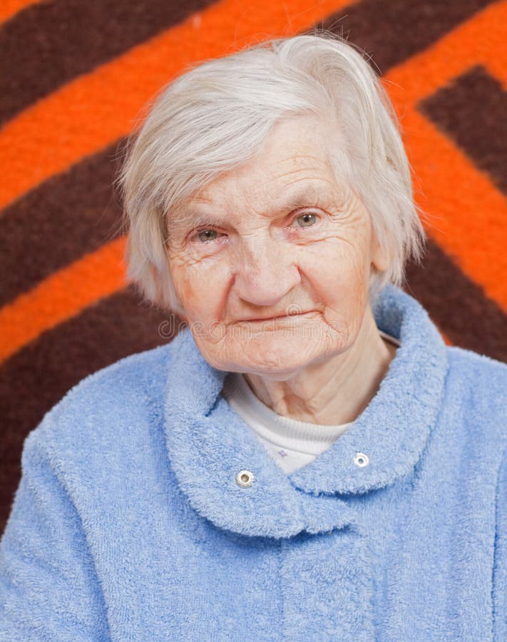 Old lonely woman stock image. Image of single, looking - 13647425