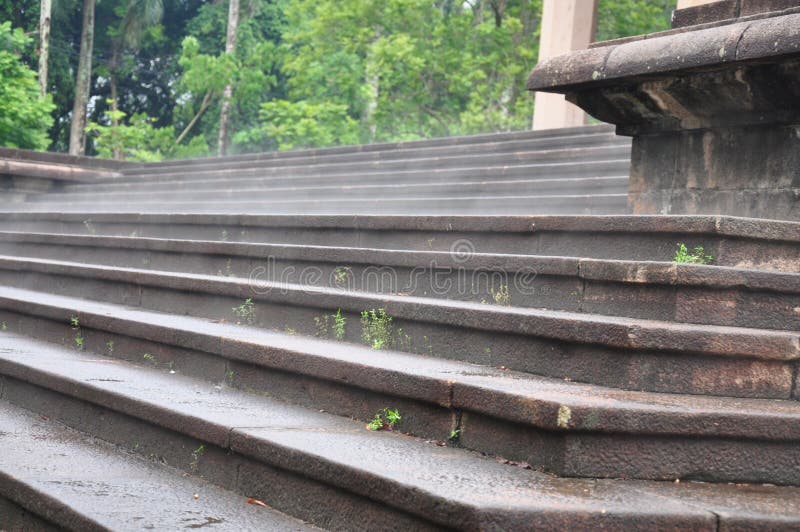 Steps stock image. Image of steps, long, rain, staircase - 136840351