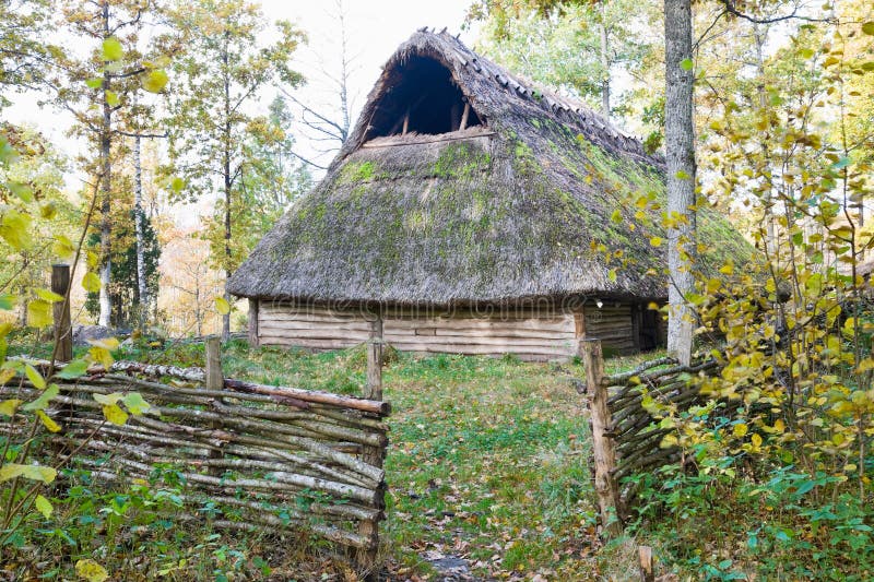 Old longhouse stock image. Image of house, history, colorful - 20545485