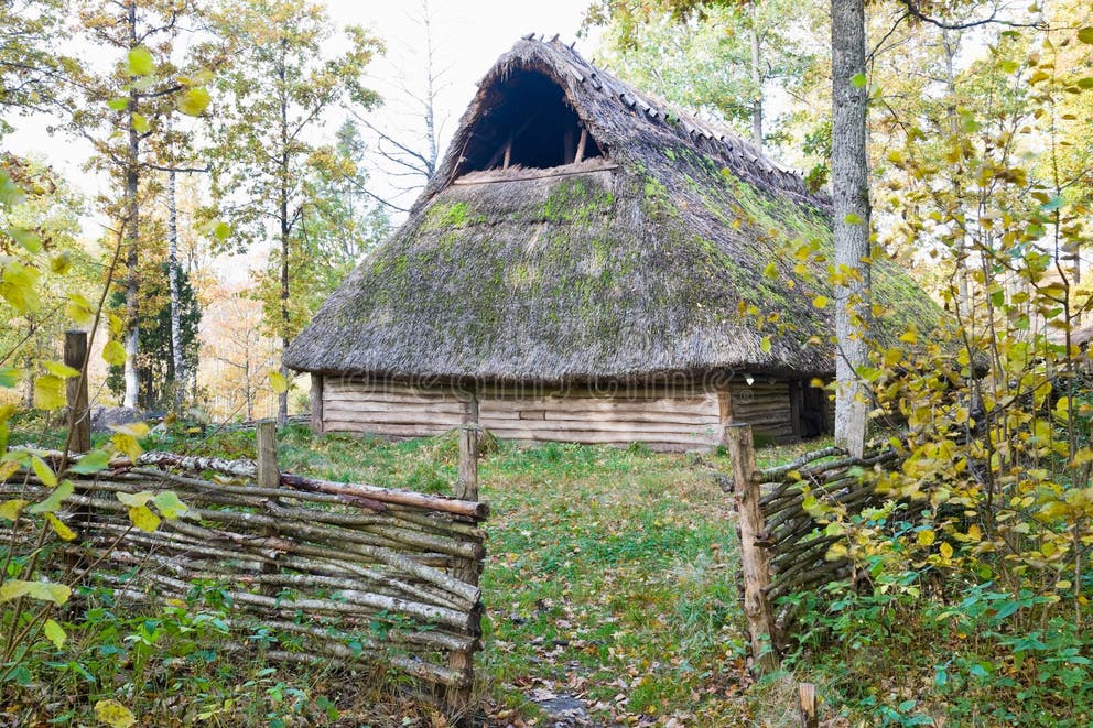 Old longhouse stock image. Image of house, history, colorful - 20545485