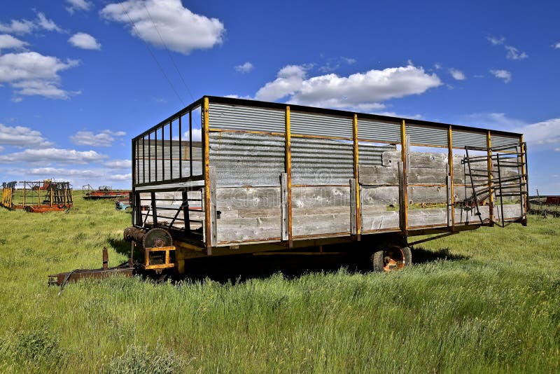 Old Loose Hay Mover and Stacker Stock Image - Image of ranch, machinery ...