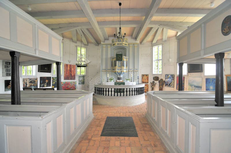 The Old Luckow Church, Germany Editorial Photo - Image of holy ...