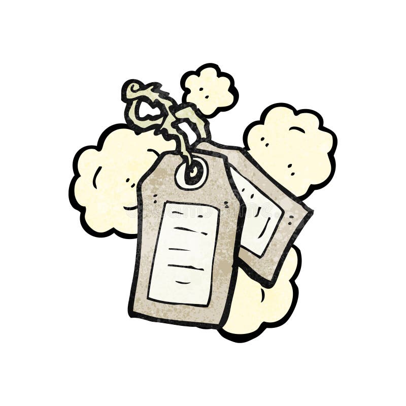 Old luggage labels cartoon stock vector. Illustration of traditional ...