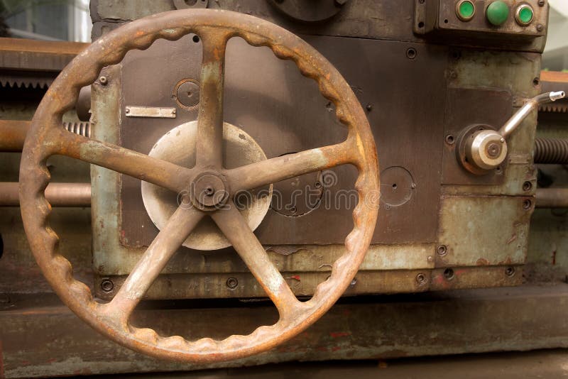 Old machine stock image. Image of rein, control, dial - 20311851