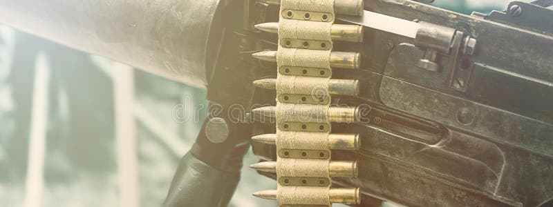 Old Machine Gun. First World War Machine Gun Stock Photo - Image of ...