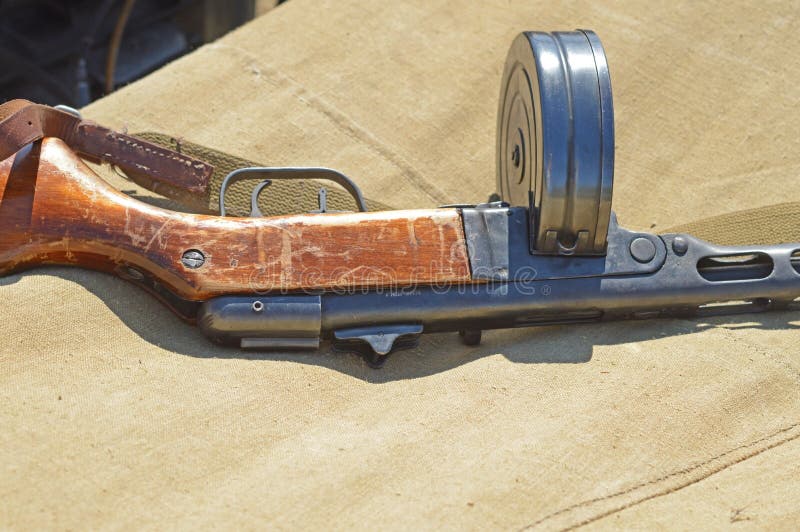 Old Machine gun stock image. Image of sight, side, attack - 80441741