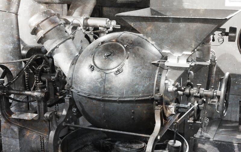 Old Machine for Making Coffee Stock Image - Image of retro, seed: 104456547