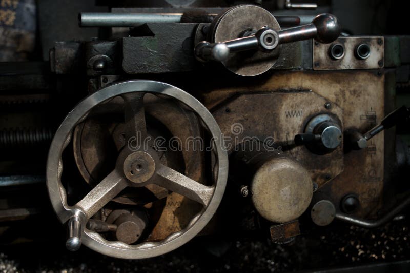 The old machine parts stock image. Image of rotation - 40346467