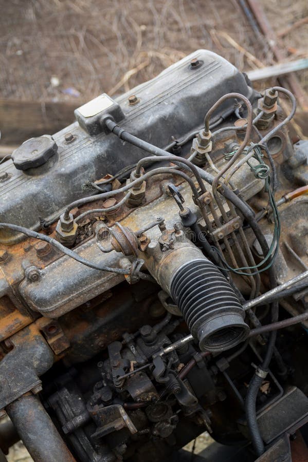 Old machine parts stock photo. Image of vintage, rust - 78901560