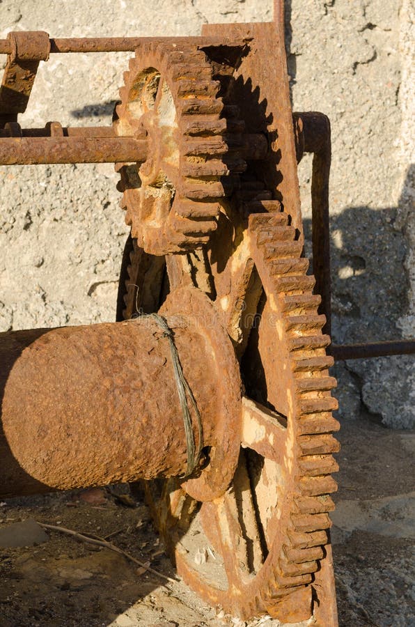 Old machine stock image. Image of rotate, wheel, mechanism - 39853143