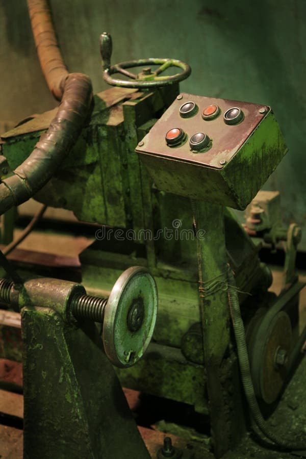 Vintage Industrial Machinery Stock Photo - Image of metallurgy, aged ...