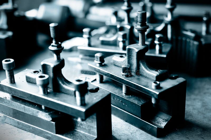 The Old Machine Tool Equipment Stock Photo - Image of objects, alloy ...