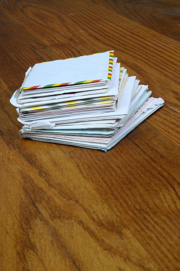 Old Mail : Letters and Envelope Stock Photo - Image of pile, post: 59170790