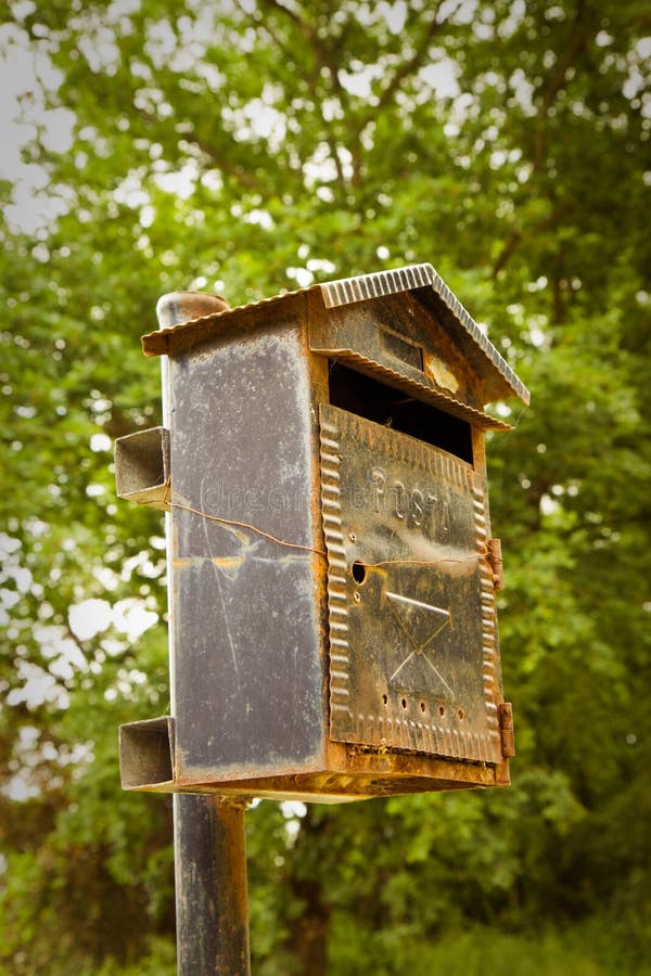 Old mailbox stock image. Image of publicity, mailbox - 42746781