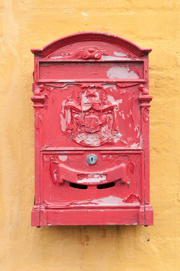 Old mailbox stock photo. Image of danmark, metal, correspondence - 34370504