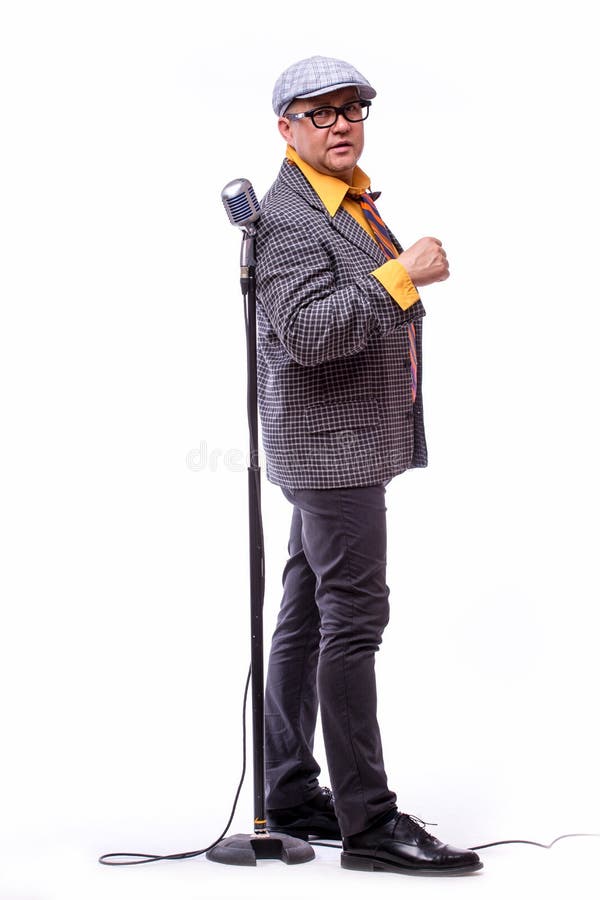 Old male singer stock photo. Image of performance, musician - 73737884