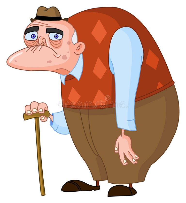 Old Grumpy Man Cartoon Stock Illustrations – 414 Old Grumpy Man Cartoon ...