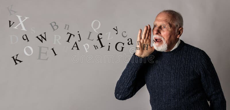 Screaming. Letters. stock image. Image of information - 46961765