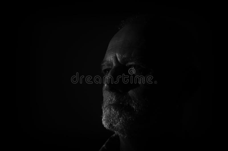 Old Man Contemplating His Past Stock Photos - Free & Royalty-Free Stock ...