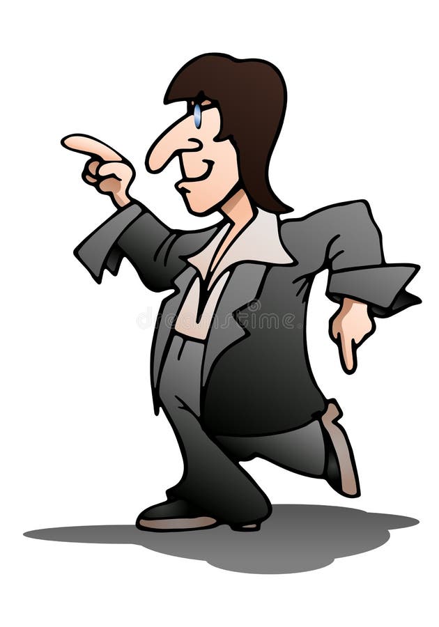 Old Man Dancing Clipart Icons