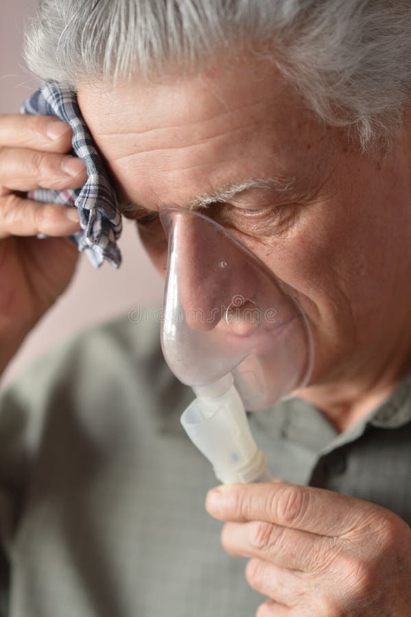 237 Elderly Old Man Asthma Inhaler Stock Photos - Free & Royalty-Free ...