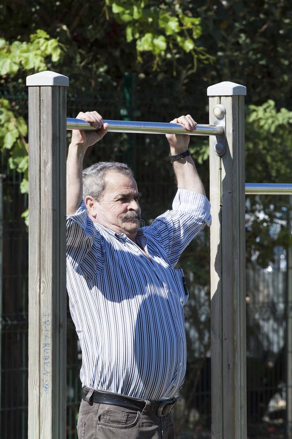 Old man exercise stock photo. Image of active, strength - 27250866