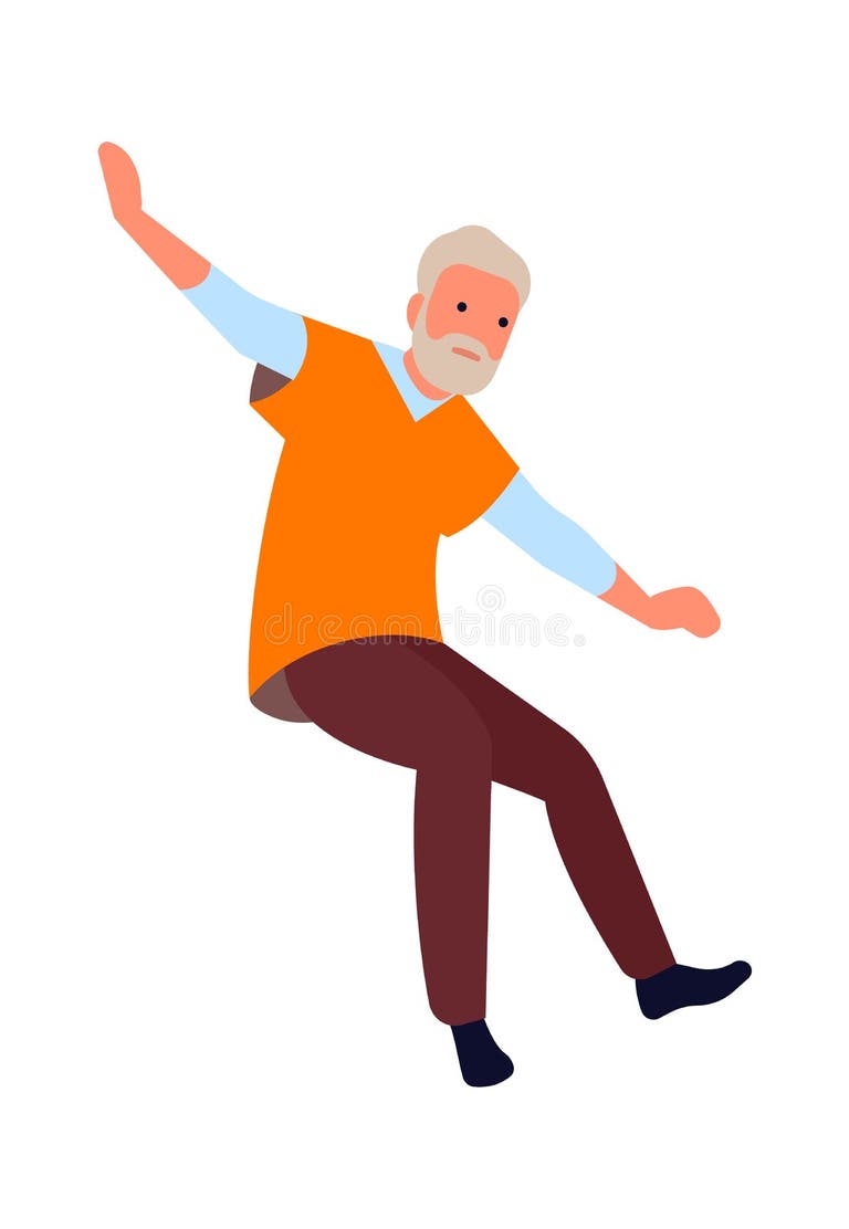 Old Man Fall Down Stock Illustrations – 292 Old Man Fall Down Stock ...