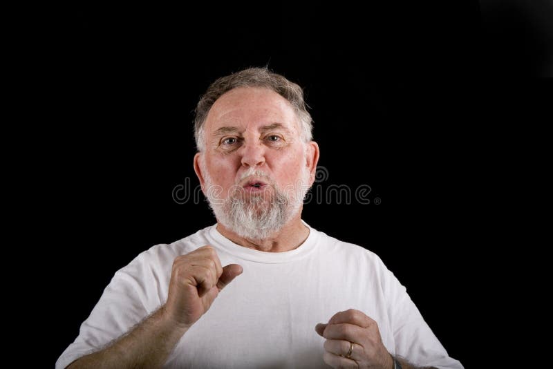 Old Man Forgot Something stock image. Image of shock, lost - 4751061