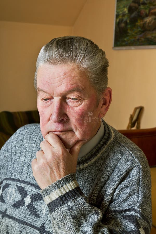 Old man. stock photo. Image of indoors, inside, chair - 44212742