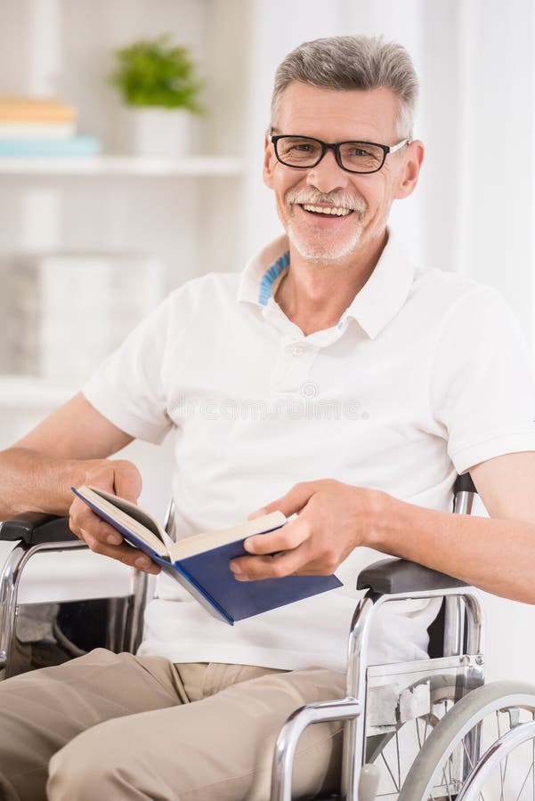 Old man at home stock image. Image of elderly, medical - 55796429