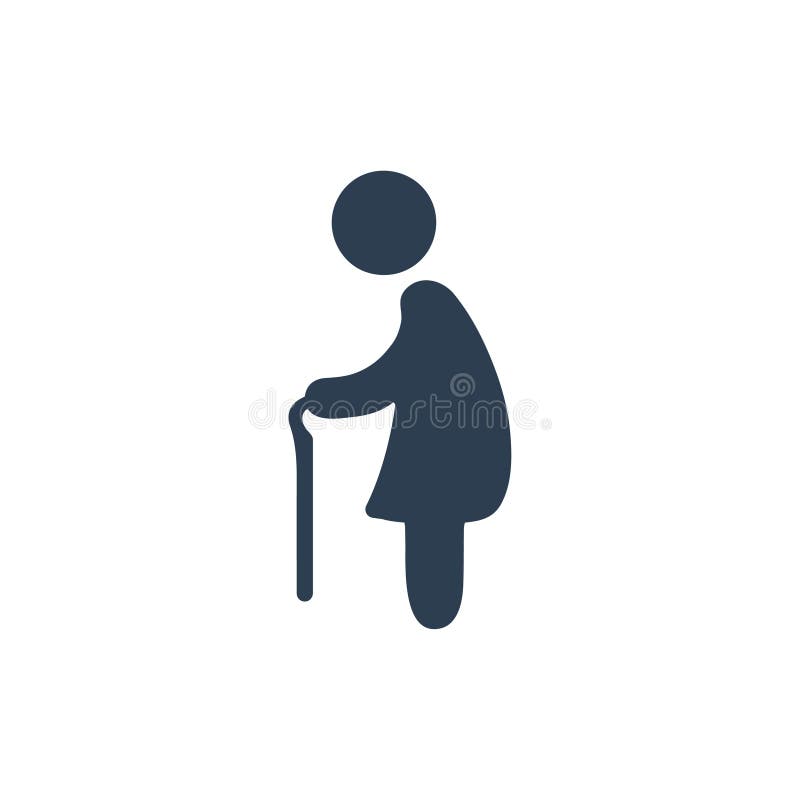 Geriatrics Icon stock vector. Illustration of symbol - 93571579