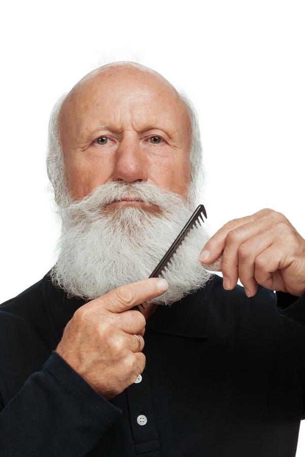 Old man with a long beard stock image. Image of happiness - 44441129 Old man with a long beard stock image. Image of happiness - 44441129