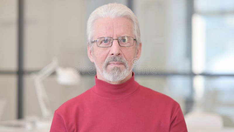 Old Man Looking at Camera stock image. Image of business - 228626113