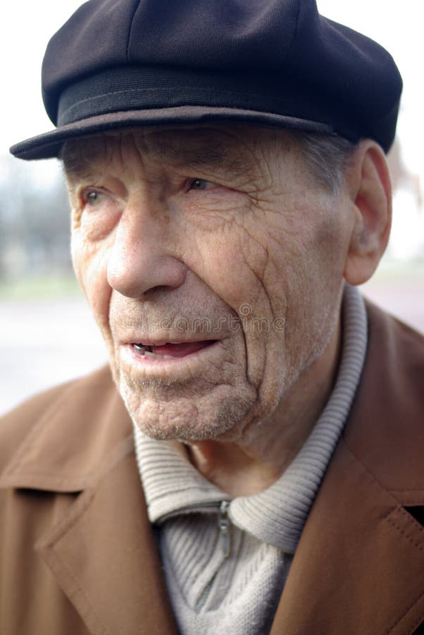 Old man portrait stock photo. Image of calm, aged, looking - 12242538