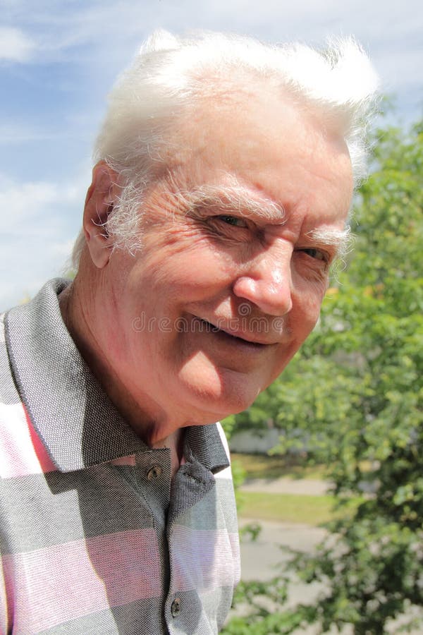 Old Man stock image. Image of handsome, closeup, summer - 32118413