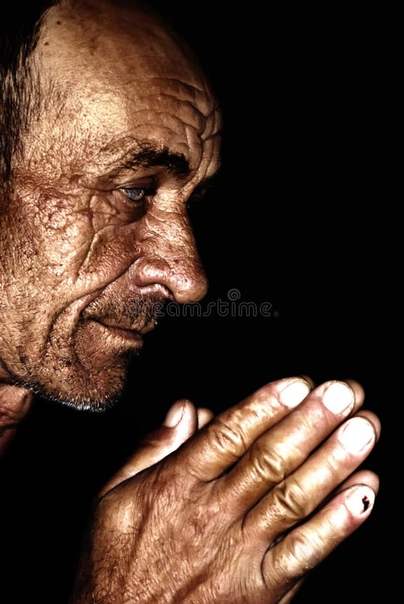 Old man praying stock photo. Image of religion, human - 2433092