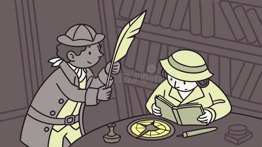 Old Man Reading a Book in a Library, Wisdom, Knowledge, and Quiet Study ...